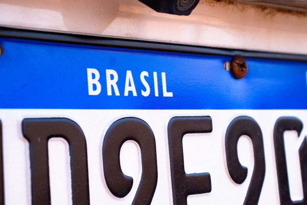 Brazilian license plate. - Blog Sodré Santoro